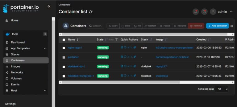 Host Your Wordpress Website In A Proxmox Lxc Docker Container And Connect It To The World